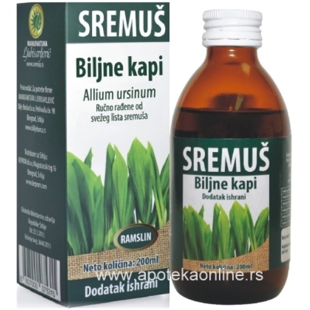 SREMUŠ BILJNE KAPI 200ml