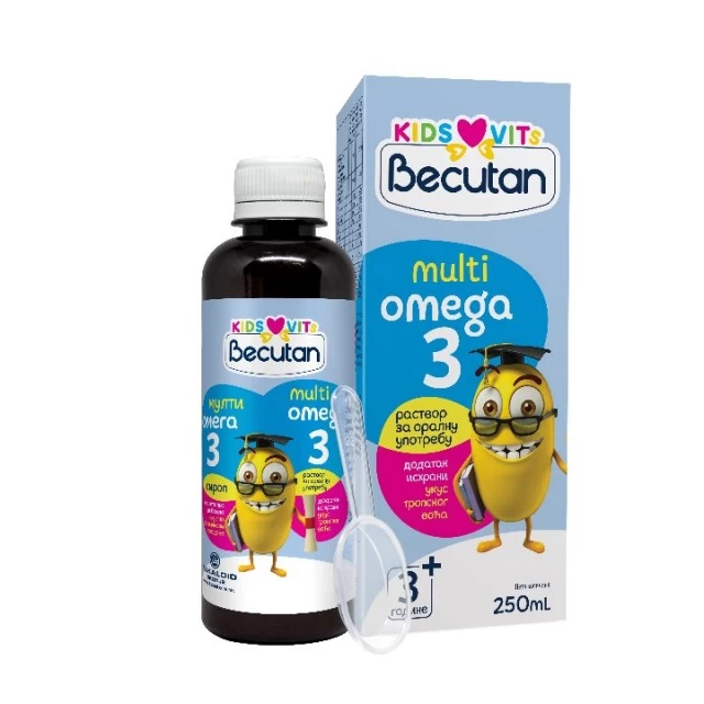 BECUTAN KIDS VITS MULTI OMEGA 3 - Sirup za decu