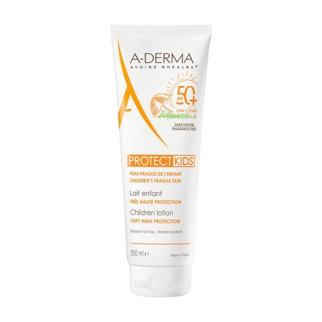 A-DERMA PROTECT MLEKO ZA DECU SPF 50+ 250ML - Preparat za decu za zaštitu od sunca