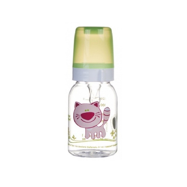 CANPOL BABY FLAŠICA CHEERFUL ANIMALS - MACA (ZELENA) 120ML