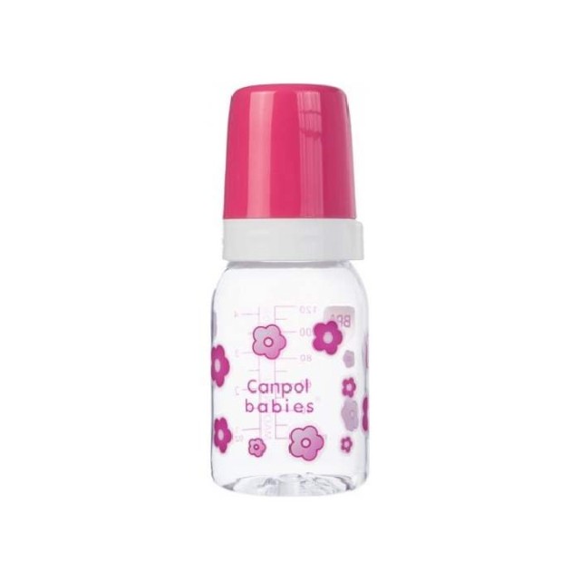 CANPOL BABY FLASICA PRINTED - ROZE 120ML