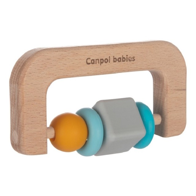 CANPOL BABY GLODALICA - WOOD SILICON