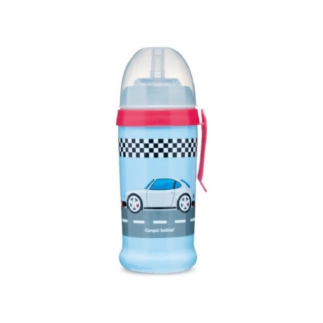 CANPOL NON-SPILL SPORTSKA ŠOLJA - RACING CARS (DARK BLUE)