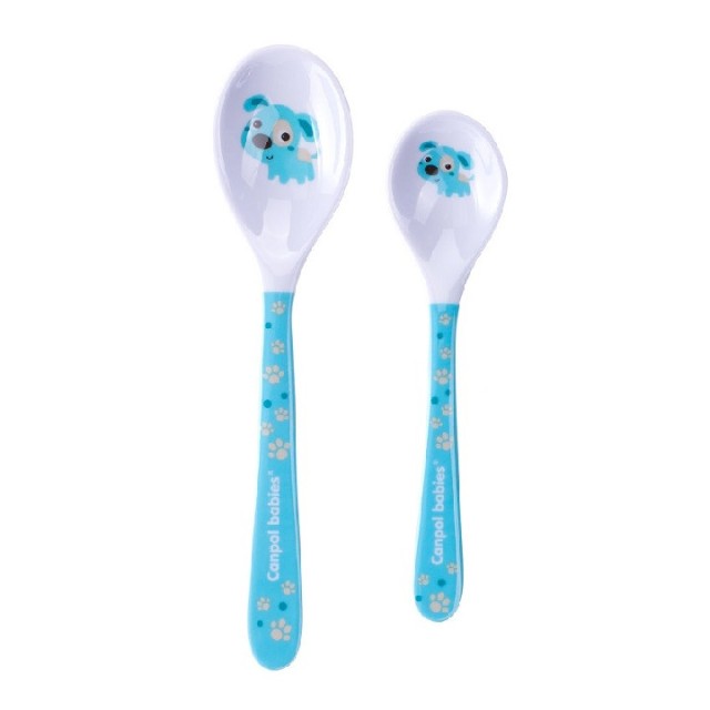 CANPOL SET KAŠIKA MELAMINE - BUNNY & COMPANY TIRKIZNA (2KOM)