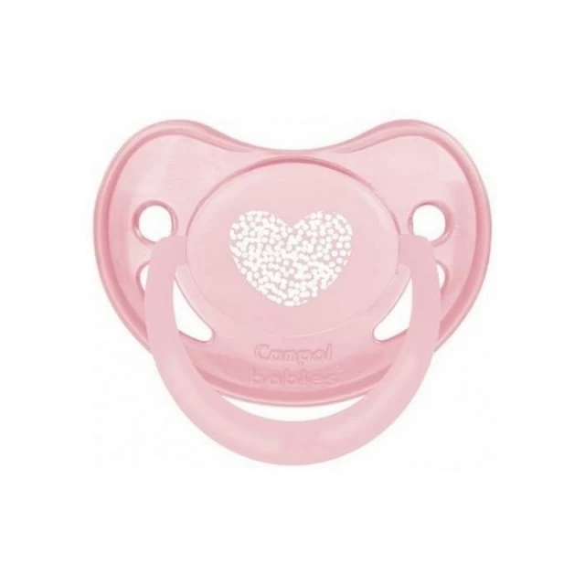 CANPOL VARALICA ORTHODONTIC SILICONE - PASTELOVE (ROZE) 0-6M