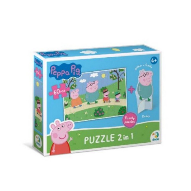 DODO PUZZLE PEPPA PRASE SA FIGUROM LETNJI DAN