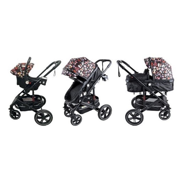 KOLICA ZA BEBE BBO STAR 3U1 - ANIMAL PRINT