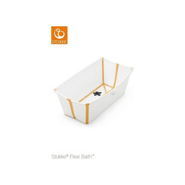 STOKKE FLEXI BATH - WHITE YELLOW