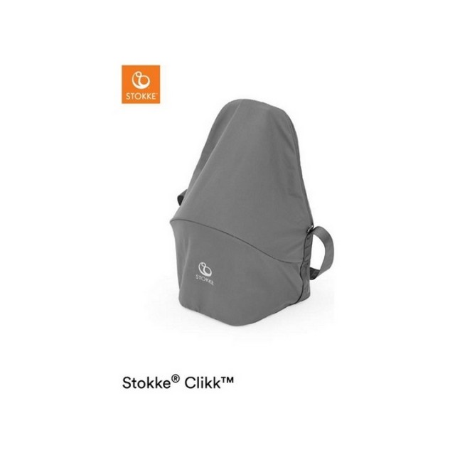 STOKKE PUTNA TORBA ZA HRANILICU CLIKK - DARK GREY