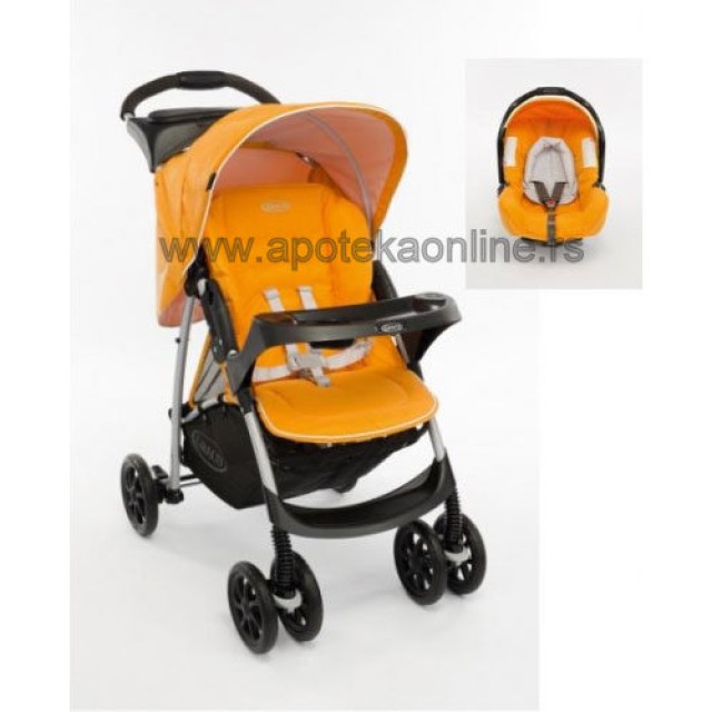 GRACO DUO SISTEM (KOLICA+AUTO SEDIŠTE) MIRAGE TS AMBER FUSION