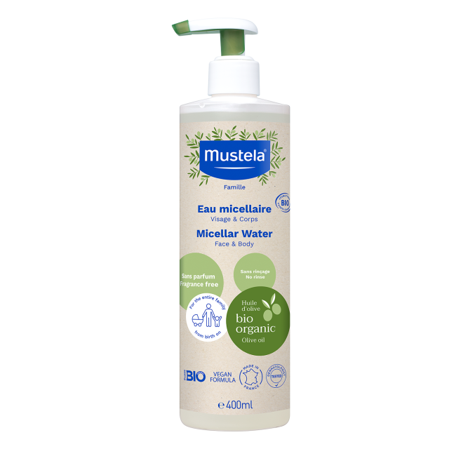 MUSTELA BIOORGANIC MICELARNA VODA 400ML