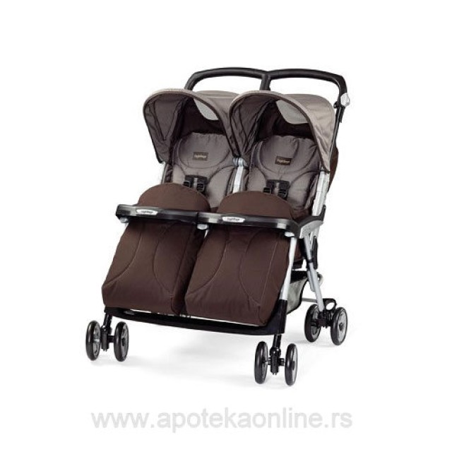 PEG- PEREGO KOLICA ZA BLIZANCE ARIA TWIN CHOCOLAT