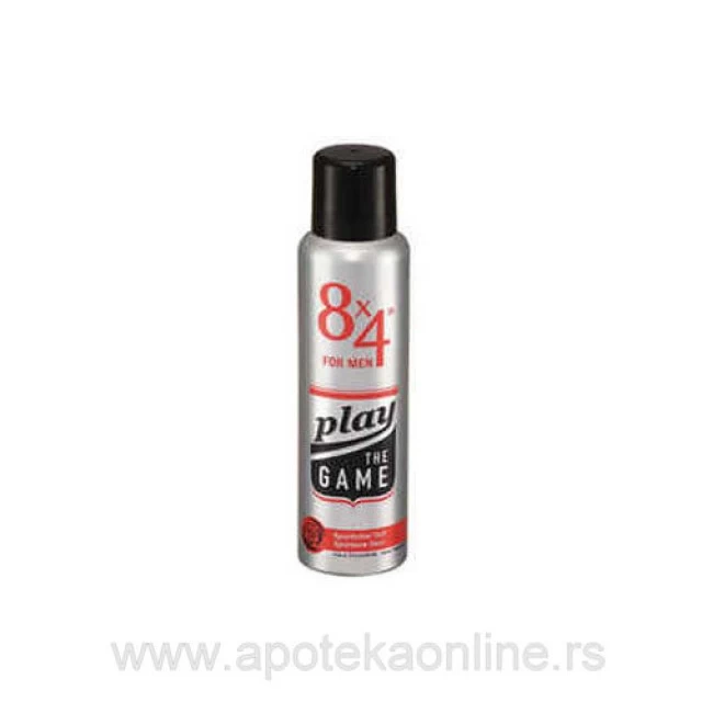 8x4 DEO SPRAY PLAY THE GAME- 150мл