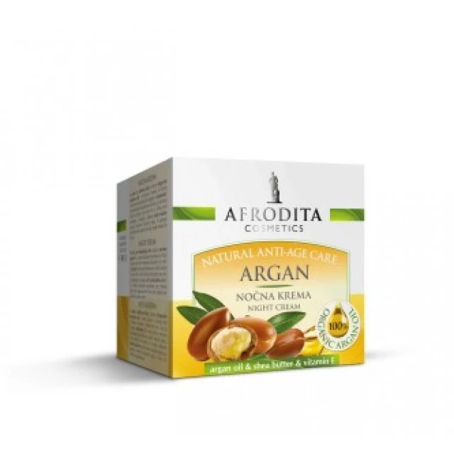 AFRODITA NATURAL ANTI-AGE CARE ARGAN NOĆNA KREMA