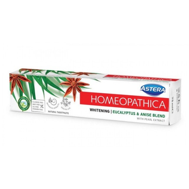 ASTERA HOMEOPATHICA WHITENING PASTA ZA ZUBE 75ML