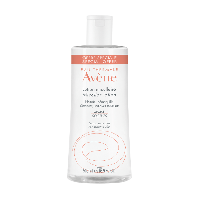 AVENE MICELARNI LOSION 500ML - Preparat za čišćenje kože i uklanjanje šminke