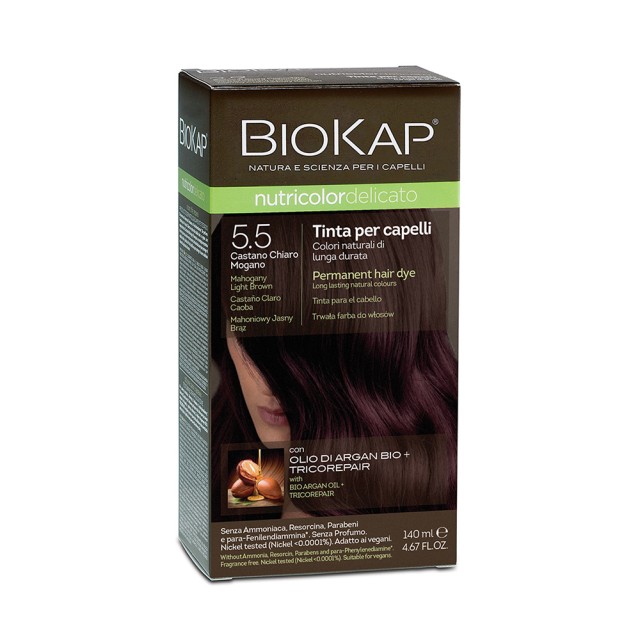 BIOKAP DELICATO 5.5 / MAHAGONY LIGHT BROWN