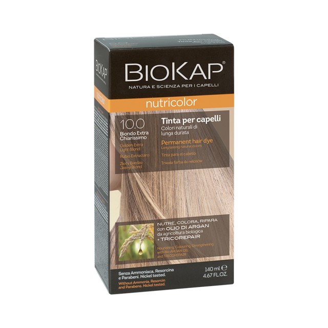 BIOKAP NUTRICOLOR 10.0 / GOLDEN EXTRA LIGHT BLOND