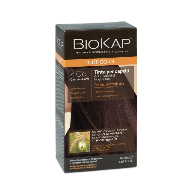 BIOKAP NUTRICOLOR 4.06 C. CAFFE/ COFFEE BROWN