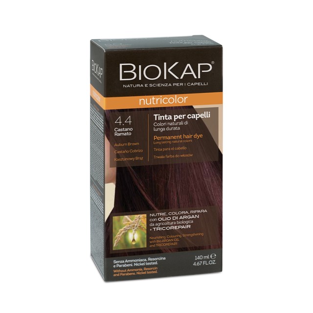 BIOKAP NUTRICOLOR 4.4 C. RAMATO/ AUBURN BROWN