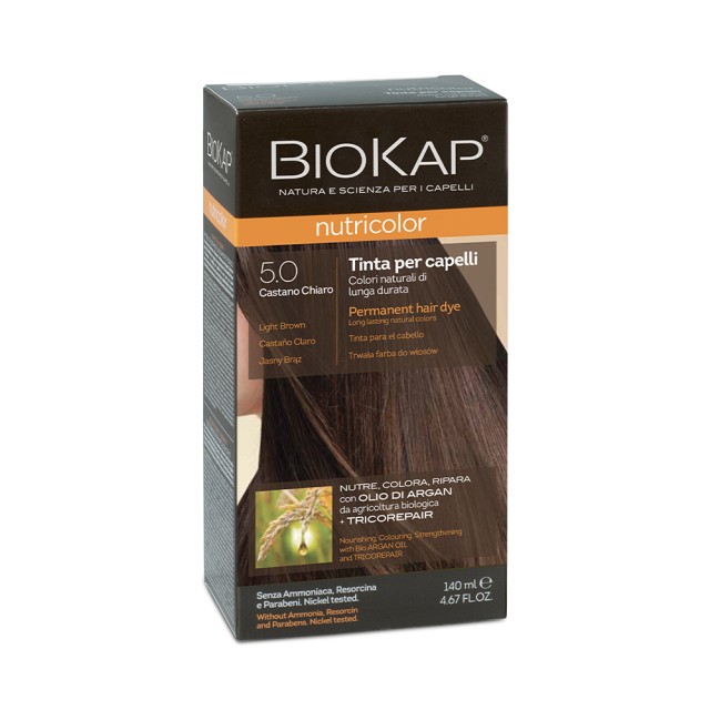 BIOKAP NUTRICOLOR 5.0 CASTANO CHIARO / LIGHT BROWN