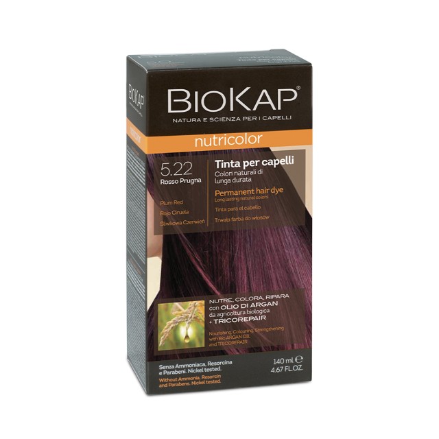 BIOKAP NUTRICOLOR 5.22 ROSSO PRUGNA/ PLUM RED