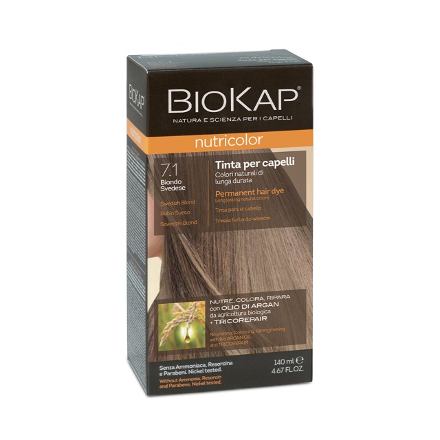 BIOKAP NUTRICOLOR 7.1 B.SVEDESE / SWEDISH BLOND