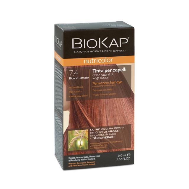 BIOKAP NUTRICOLOR 7.4 B. RAMATO / AUBURN BLOND