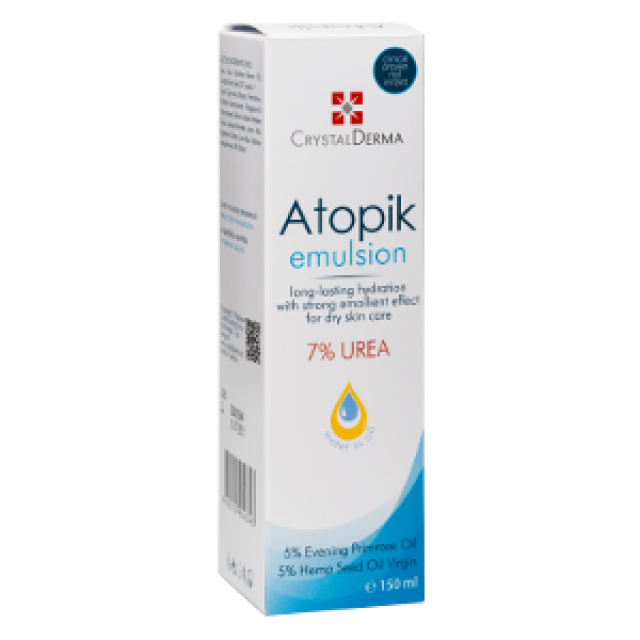 CRYSTAL DERMA ATOPIK EMULZIJA 7% UREE 150ML