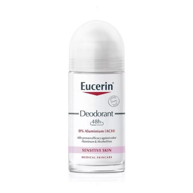 EUCERIN ANTIPERSPIRANT ROLL-ON PH5 0% ALUMINIJUMA 50ML