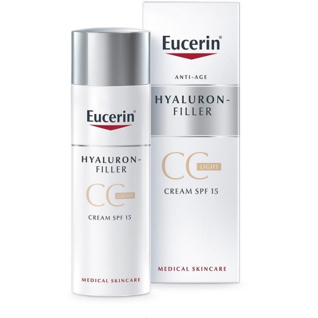 EUCERIN HYALURON-FILLER CC KREMA SVETLA SPF 15