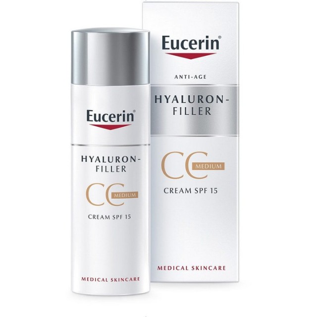 EUCERIN HYALURON-FILLER CC KREMA TAMNA SPF 15