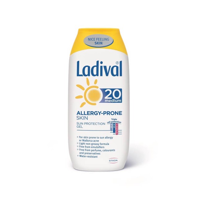 LADIVAL GEL ZA KOŽU SKLONU ALERGIJI SPF20 200ML