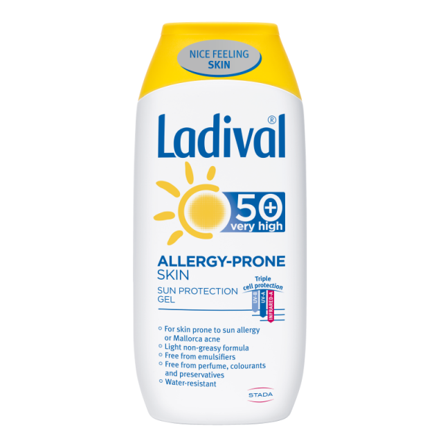 LADIVAL GEL ZA KOŽU SKLONU ALERGIJI SPF50+ 200ML