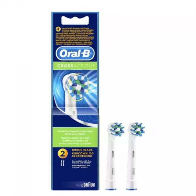 ORAL B CROSS ACTION ZAMENSKA GLAVA 2 KOM