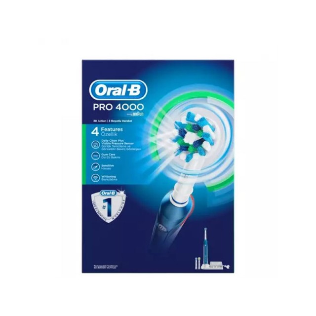 ORAL B PRO 4000 ELEKTRIČNA ČETKICA ZA ZUBE