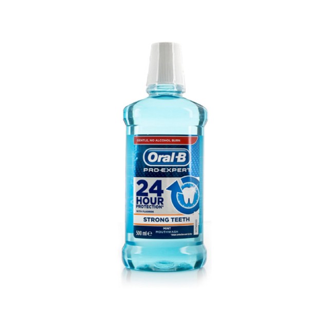 ORAL B RINSE PRO EXP STRONG TEETH TEČNOST ZA ISPIRANJE USTA 500ML