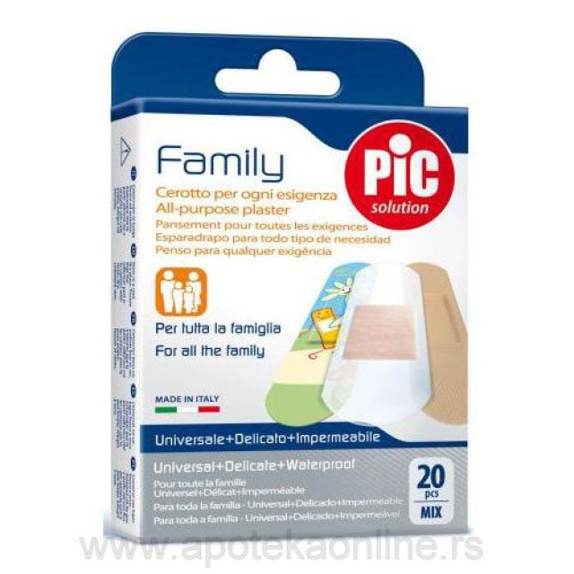 PIC FLASTERI FAMILY MIX 20 KOMADA