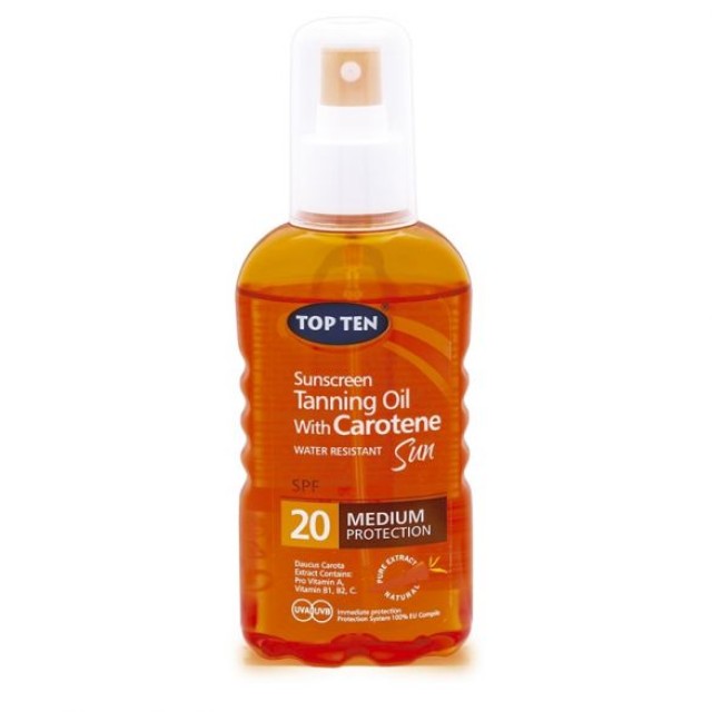 TOP TEN CAROTENE ULJE ZA SUNČANJE SPF 20