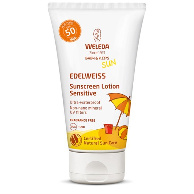 WELEDA BABY KIDS KREMA ZA ZAŠTITU OD SUNCA ZA OSETLJIVU KOŽU SPF 50