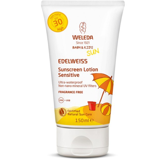 WELEDA BABY KIDS MLEKO ZA ZAŠTITU OD SUNCA ZA OSETLJIVU KOŽU SPF 30