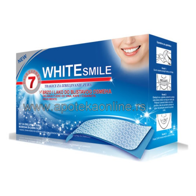 WHITE SMILE TRAKICE ZA IZBELJIVANJE ZUBA