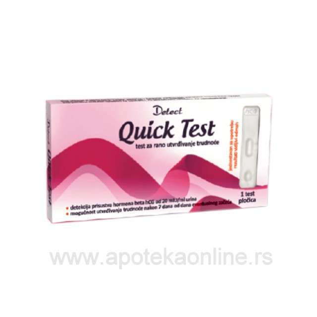 DETECT QUICK TEST ZA TRUDNOĆU- PLOČICA