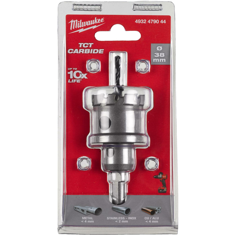 Milwaukee Kruna za rupe sa karbidnim zubima 38 mm, TCT, 4932479044