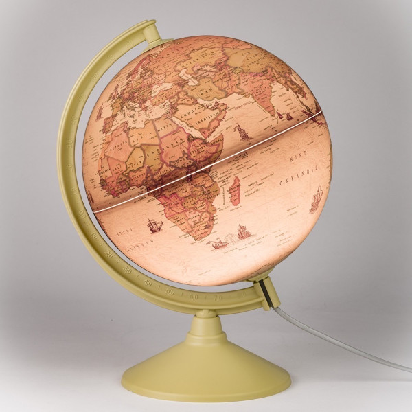 Globus svetleći antique 20cm na srpskom jeziku 896899
