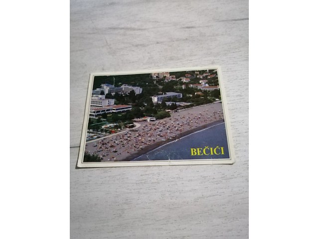Razglednica - Bečići-Gradska plaža