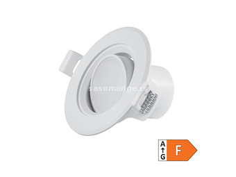 Prosto ugradna LED lampa 7W, 6400K, okrugla