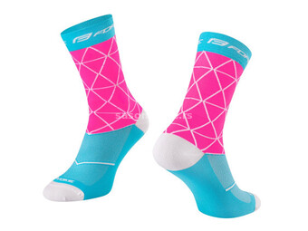 Force čarape evoke, pink-plave l-xl/42-46 ( 9009120 )