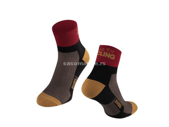 Force čarape divided braon-crvene s-m/36-41 ( 90085743 )