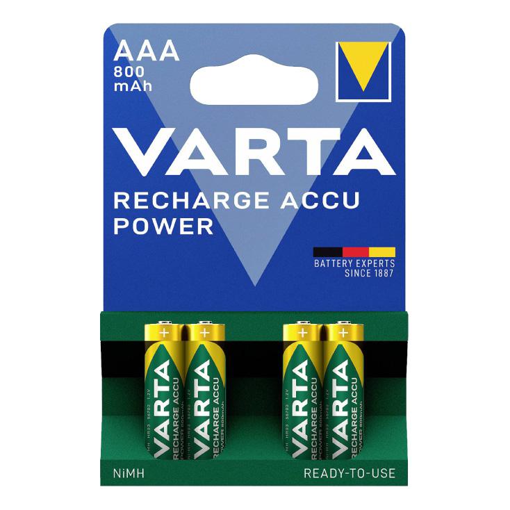 Varta punjive baterije AAA 800 mAh VAR-NH-AAA800/BP4